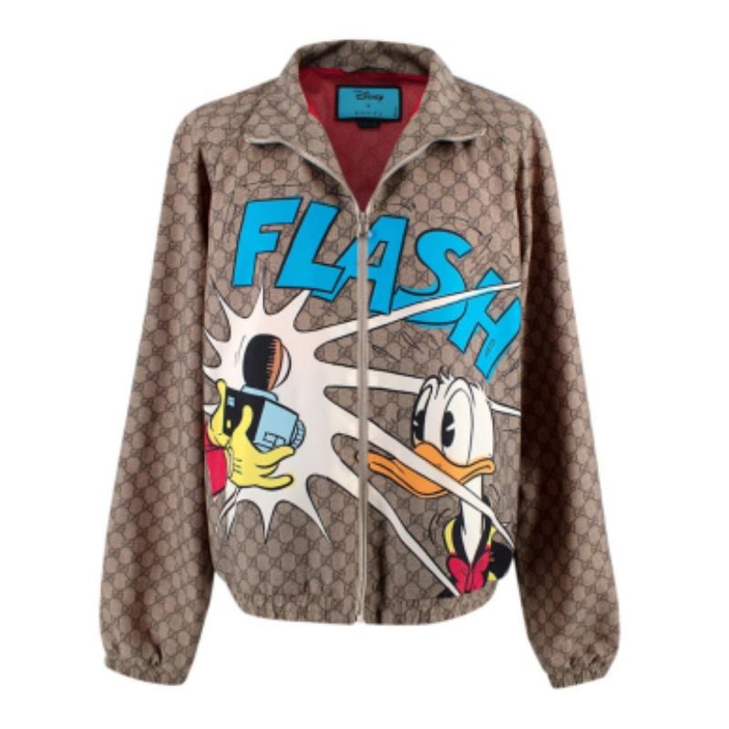 Gucci x Disney Supreme Monogram FLASH Bomber Jacket For Sale at 1stDibs