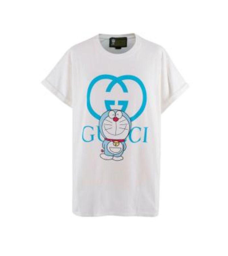Gucci x Doraemon Rabbit Printed T-shirt For Sale at 1stDibs