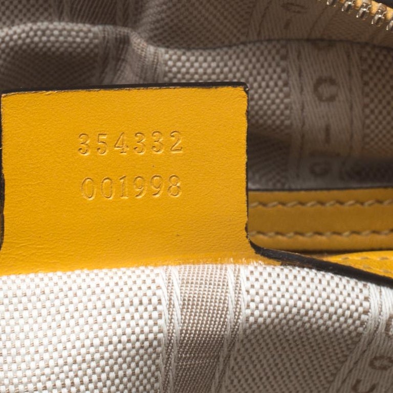Gucci Yellow Bright Diamante Leather Satchel at 1stDibs | gucci satchel