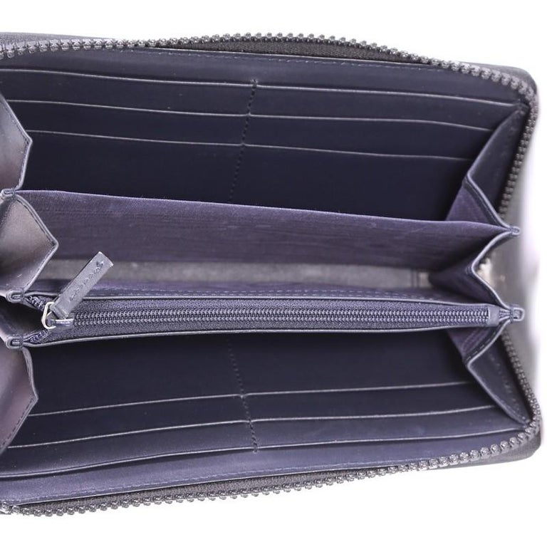 Gucci Zip Around Organizer Wallet Blooms Print GG Coated Canvas at 1stDibs