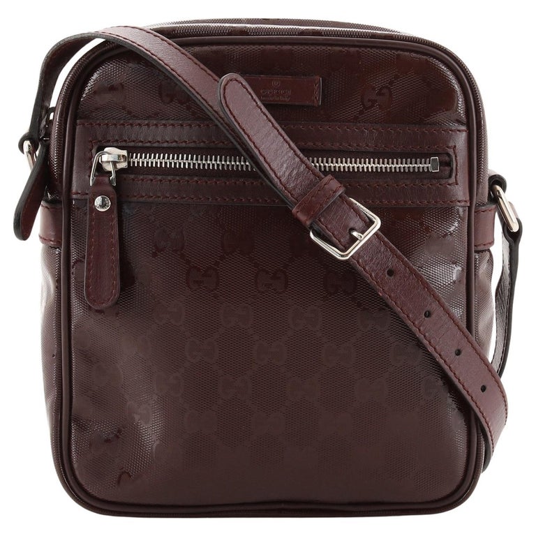 Gucci Zip Crossbody Bag GG Imprime Small For Sale at 1stDibs