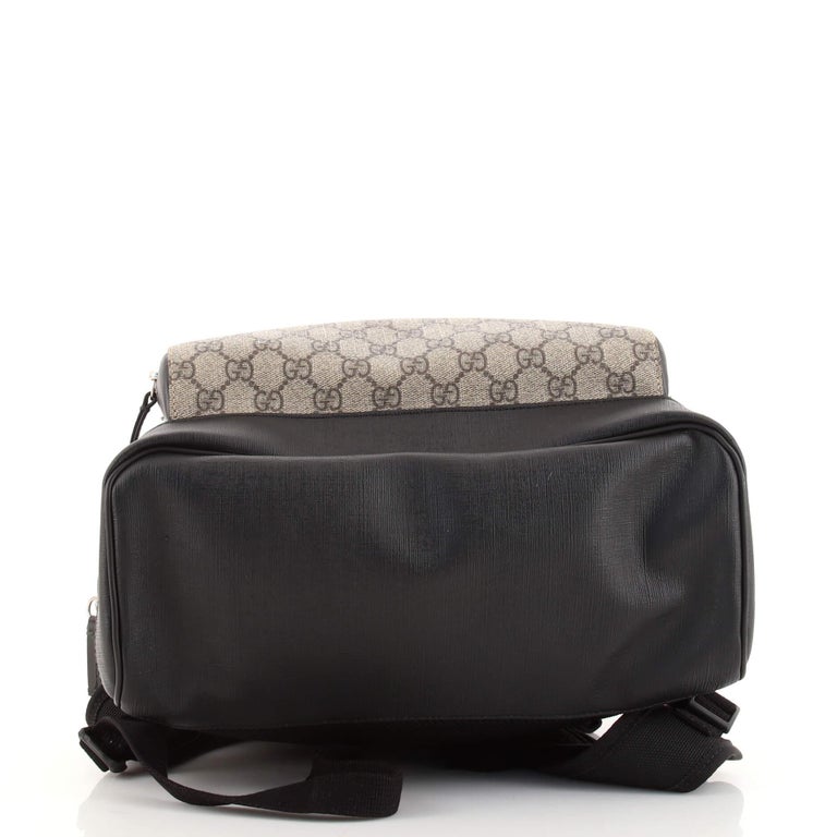 Gucci Zip Pocket Backpack GG Coated Canvas Medium For Sale at 1stDibs