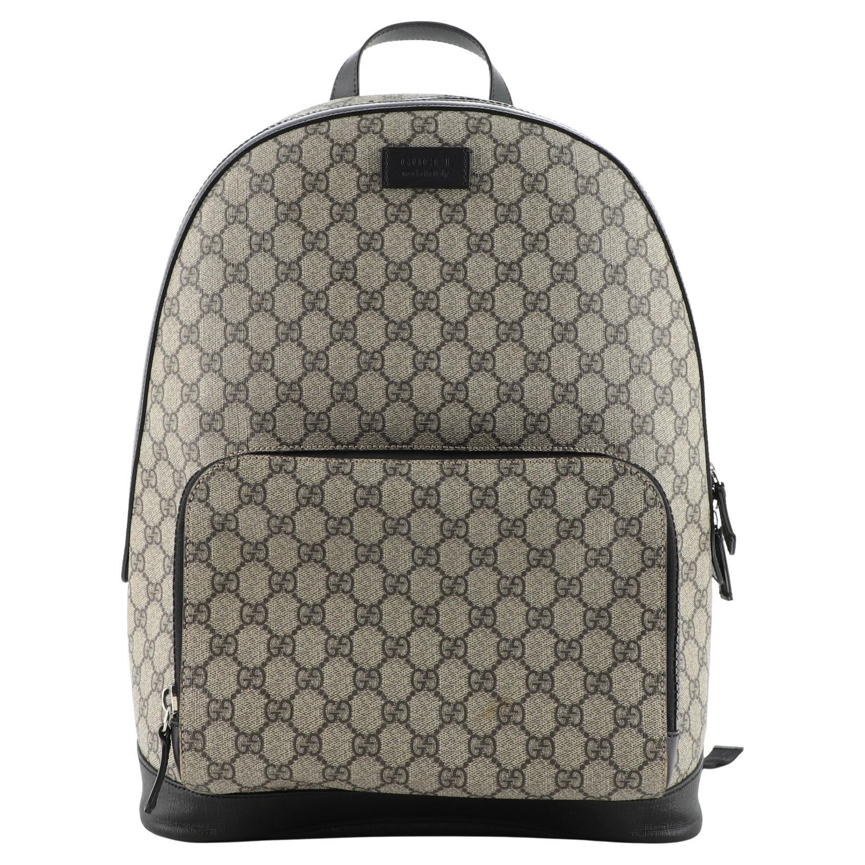 Gucci Color Block Printed Canvas Leather Sling Backpack Bag, 1980s at ...