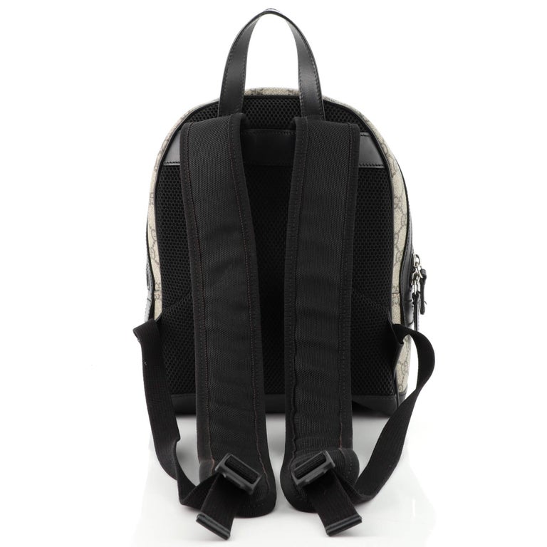 Gucci Zip Pocket Backpack GG Coated Canvas Small For Sale at 1stDibs