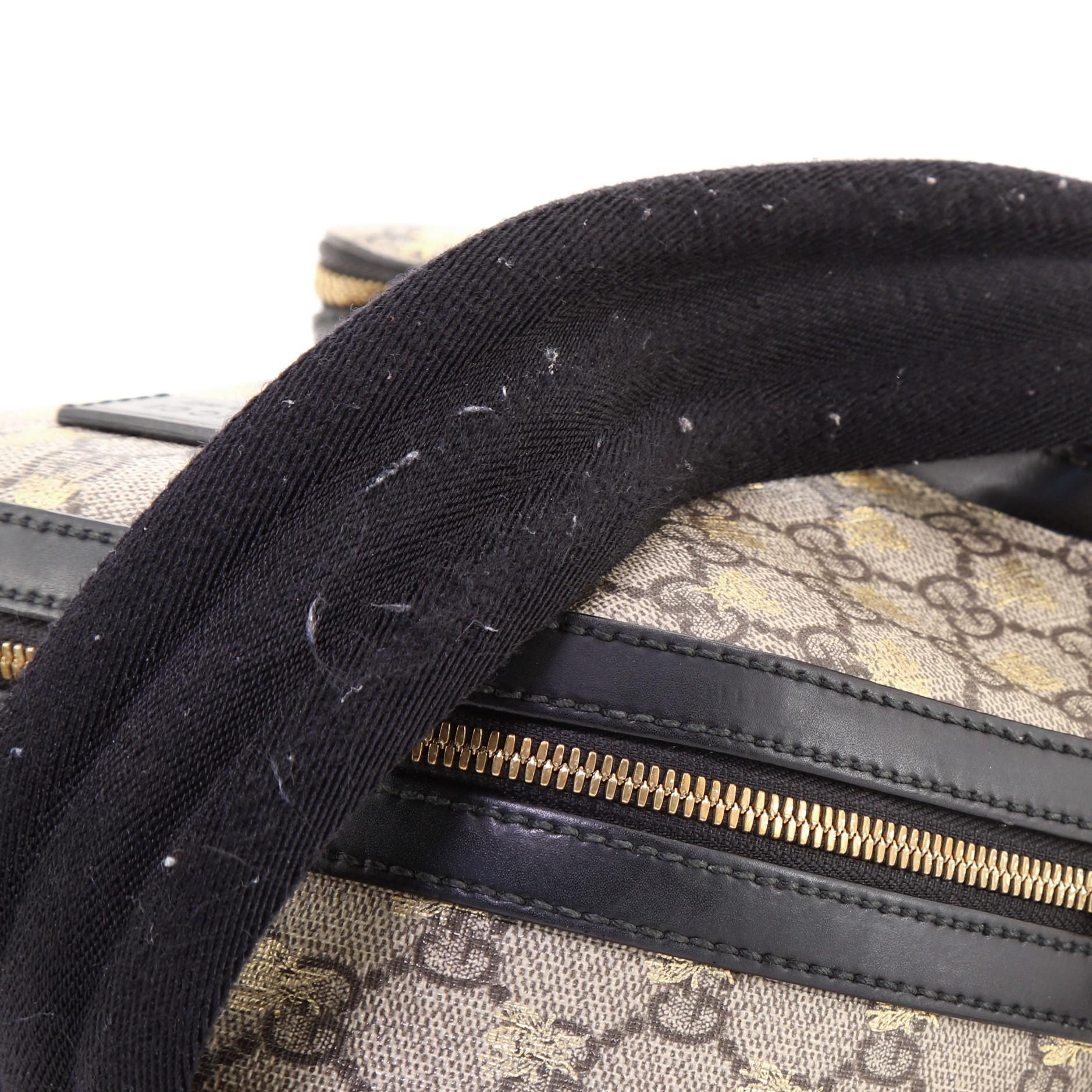 Gucci Zip Pocket Backpack Printed GG Coated Canvas Small at 1stDibs