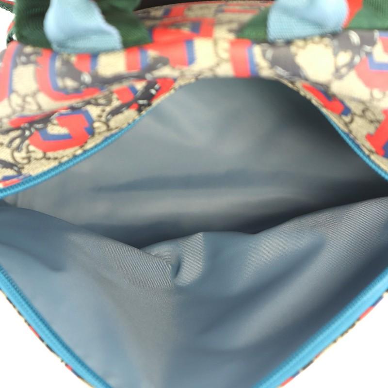 Gucci Zip Pocket Backpack Printed GG Coated Canvas Small at 1stDibs