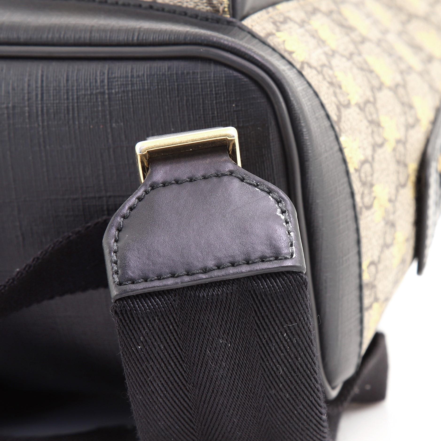 Gucci Zip Pocket Backpack Printed GG Coated Canvas Small at 1stDibs