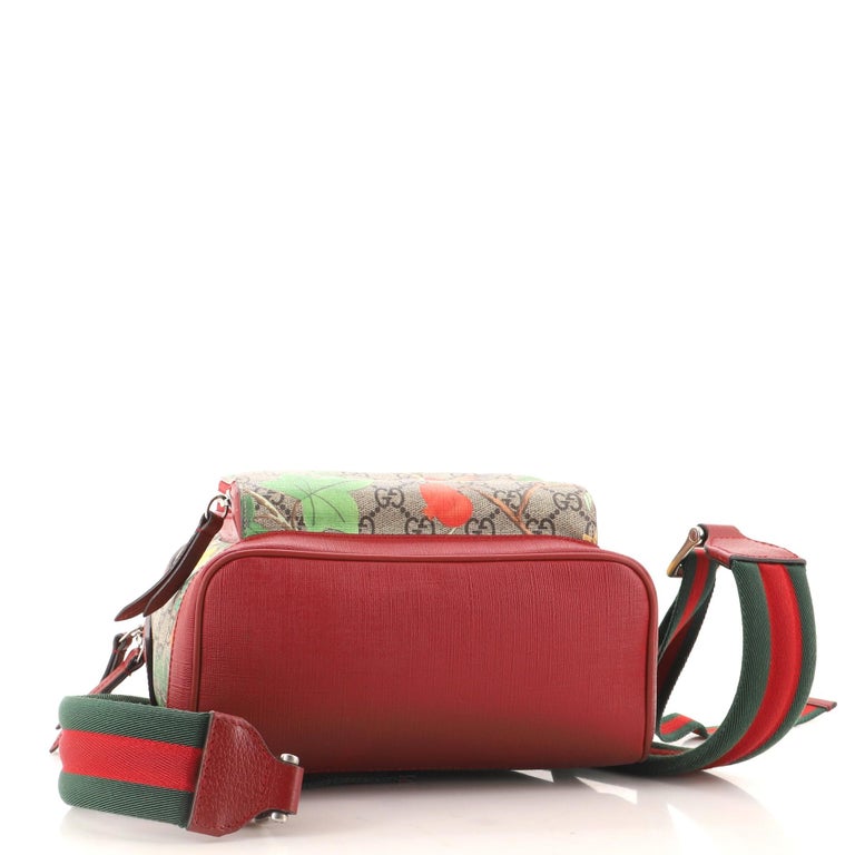 Gucci Zip Pocket Backpack Tian Print GG Coated Canvas Small For Sale at ...