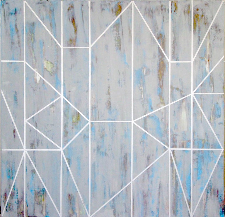 Gudrun Mertes Frady - Gudrun Mertes-Frady "Cool Play" Abstract oil and ...