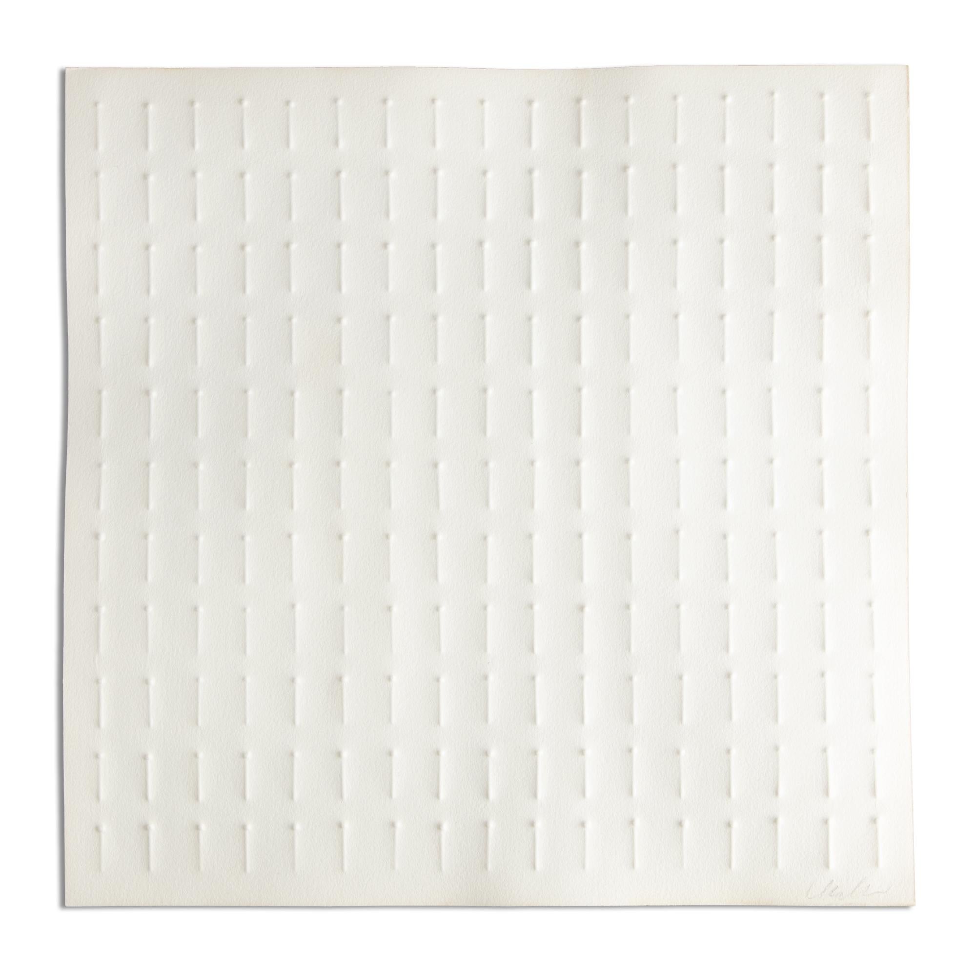 Guenther Uecker - Prägedruck (from Nagelbuch-Portfolio), 20th Century ...