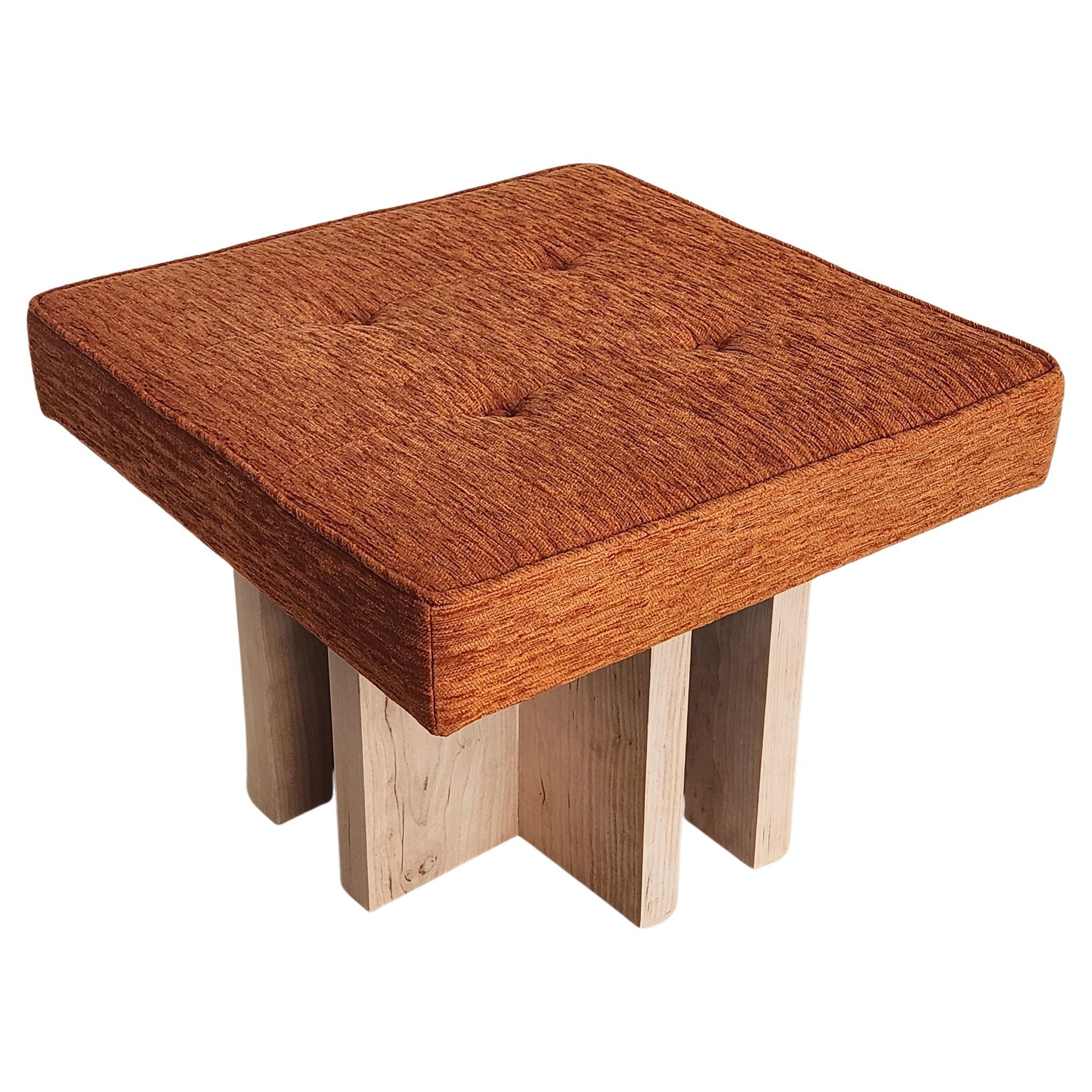 Gueridon Handcrafted Made to Order Ottoman For Sale at 1stDibs