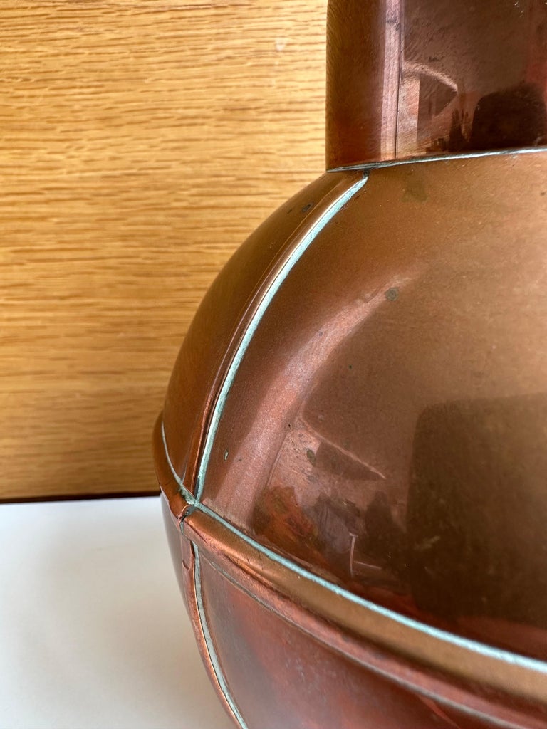 Guernsey Copper Lidded Guernsey Milk Creamer Jug, 19th Century For Sale ...