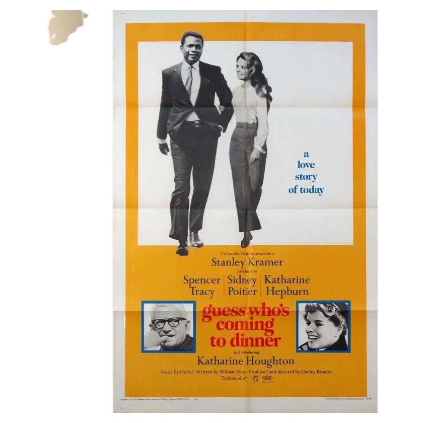 Guess Who's Coming To Dinner, Unframed Poster, 1967 For Sale at 1stDibs