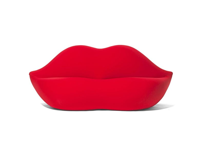 Limited Edition Gufram Bocca Sofa by Studio 65 For Sale at 1stDibs