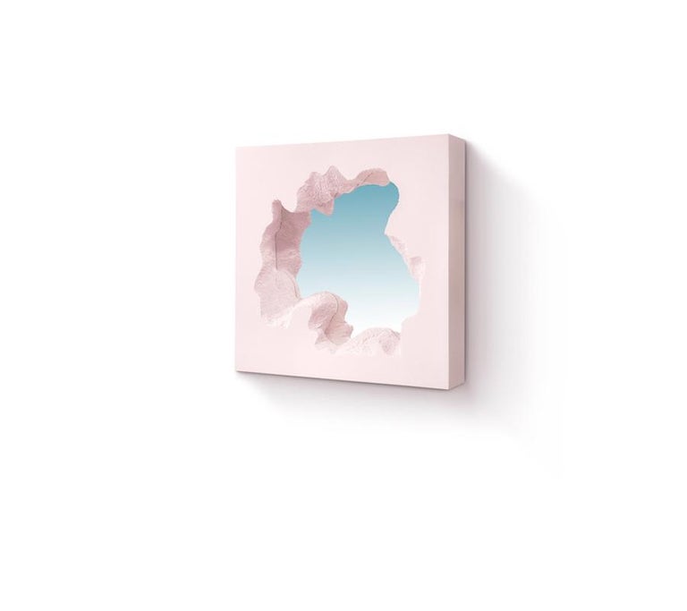 Gufram Broken Square Mirror Pink Edition by Snarkitecture, Limited ...