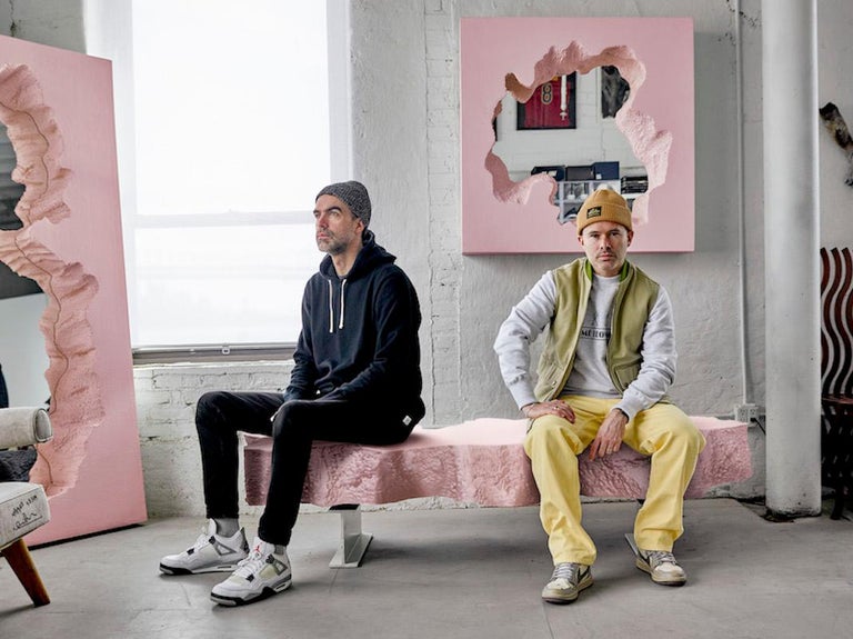 Gufram Broken Square Mirror Pink Edition by Snarkitecture, Limited ...