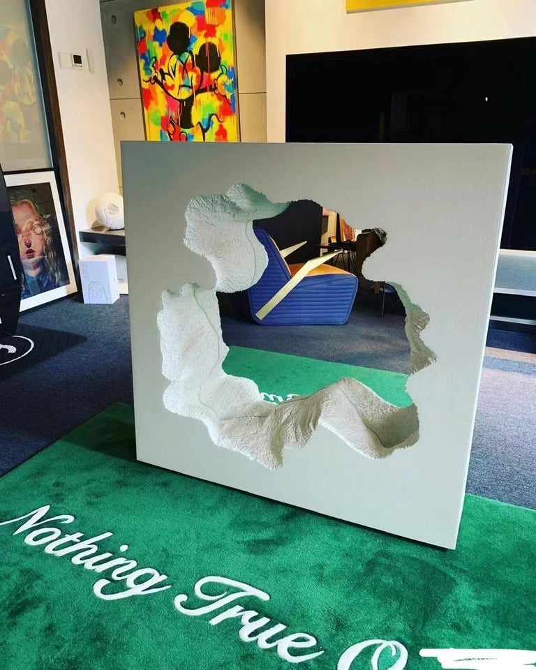 Gufram Broken Square Mirror White by Snarkitecture, Limited Edition of ...