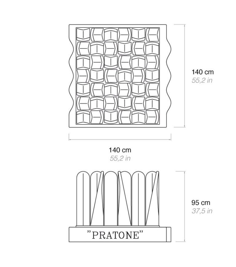 Gufram Pratone Sofa Designed by Ceretti/ Derossi and Rosso For Sale at ...