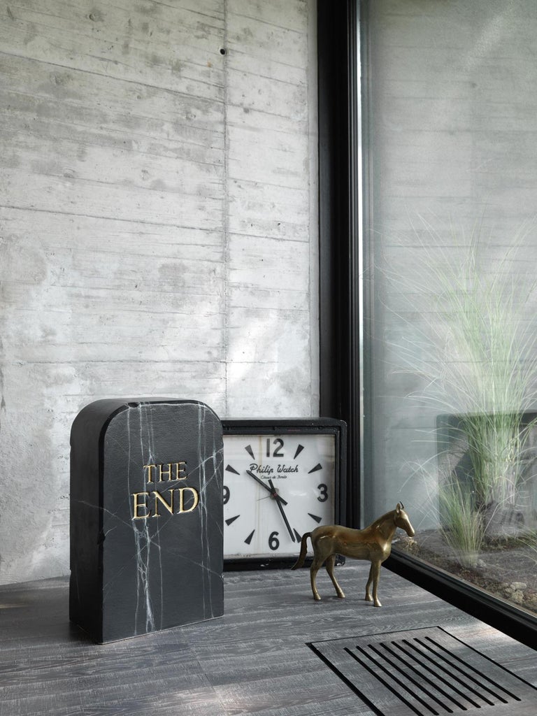 Gufram the End Stool by Tolietpaper, Black For Sale at 1stDibs