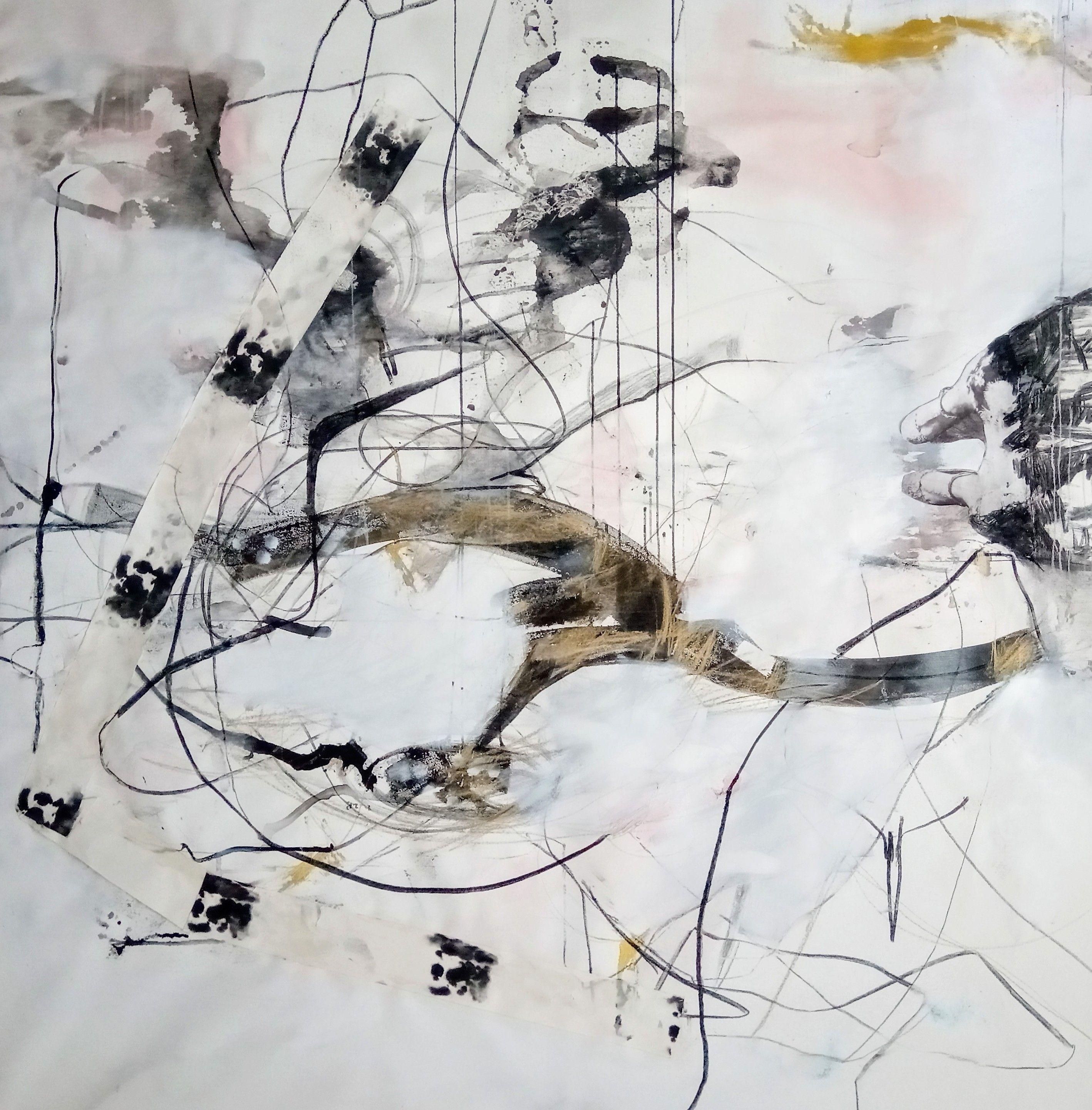 Gugi Goo - SHE JUST TURNS HER HEAD AND DISAPPEARS, Mixed Media on ...