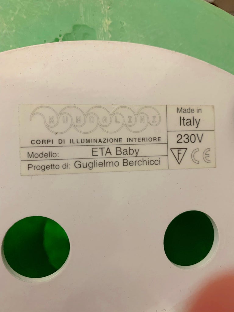 Guglielmo Berchicci for Kundalini ETA Fiberglass Table Lamp For Sale at ...