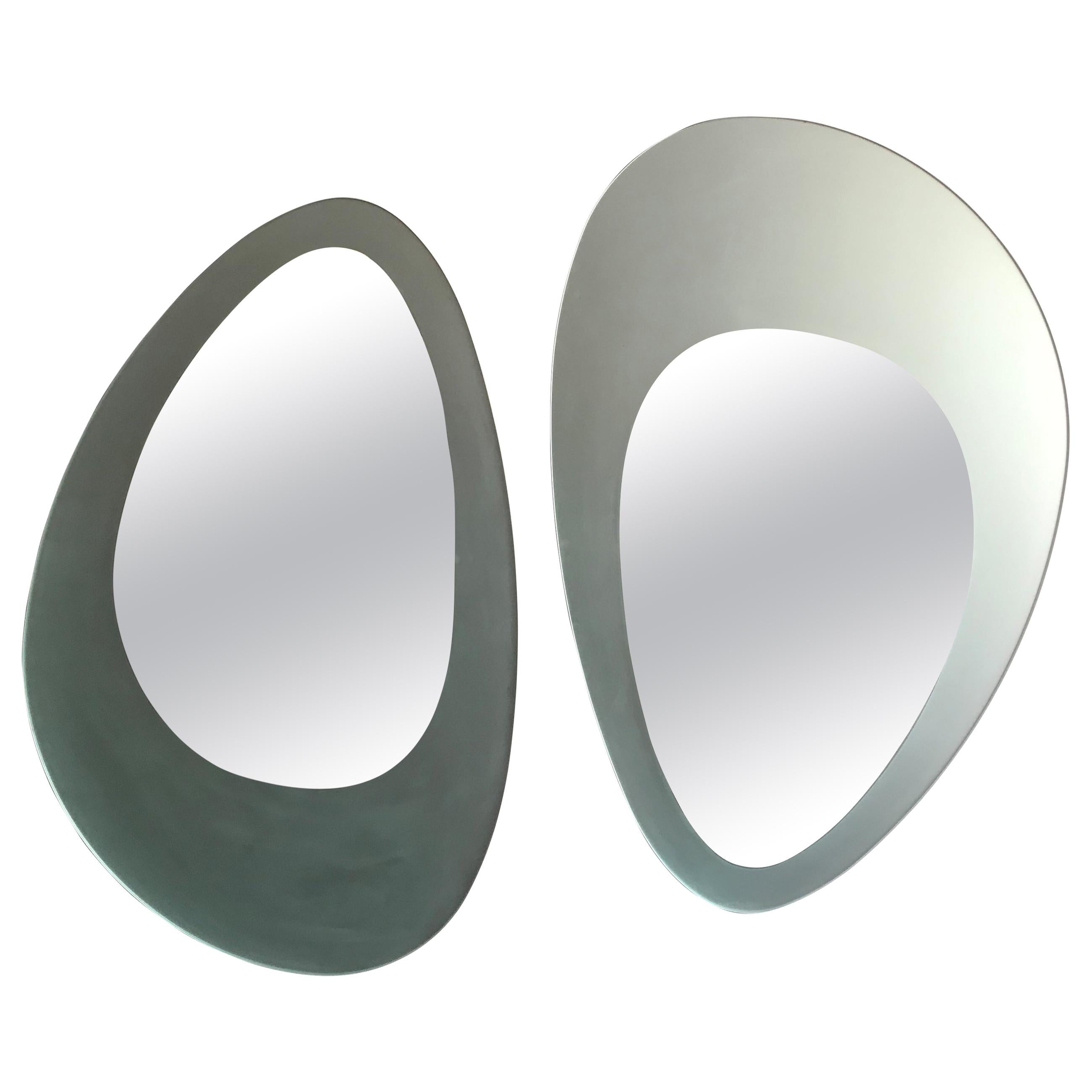 Guglielmo Berchicci Italian Wall Mirrors Model Venus for Glas Italia ...