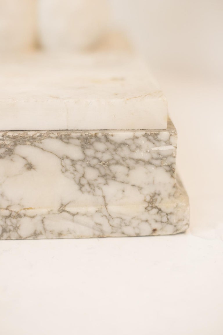 Guglielmo Pugi Art Deco Marble "Snake Charmer", 1910 For Sale at 1stDibs