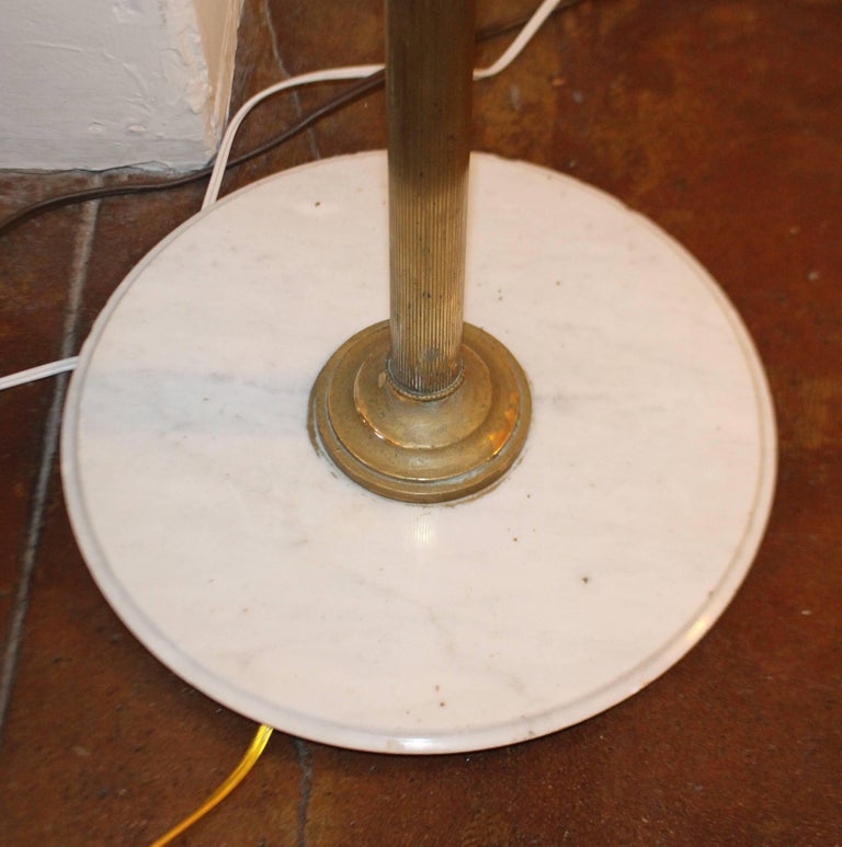 Brass Floor Lamp Attributed to Guglielmo Ulrich For Sale at 1stDibs