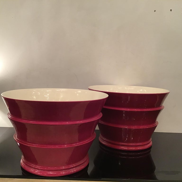 Guido Andlovitz Couple Cachepot Ceramic 1930 Italy For Sale at 1stDibs