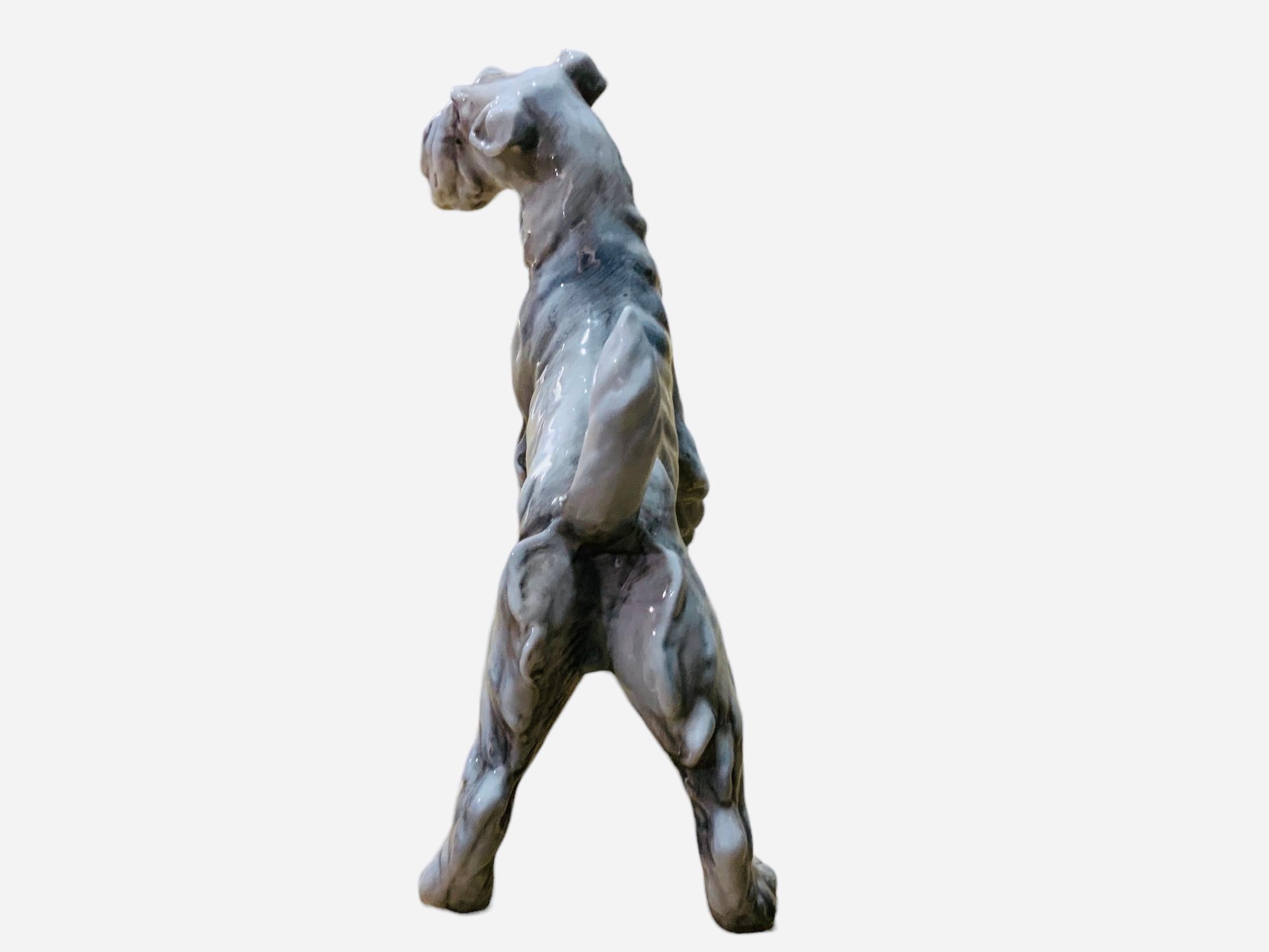 Guido Cacciapuoti Porcelain Figurine Of A Wire Fox Terrier Dog For Sale ...