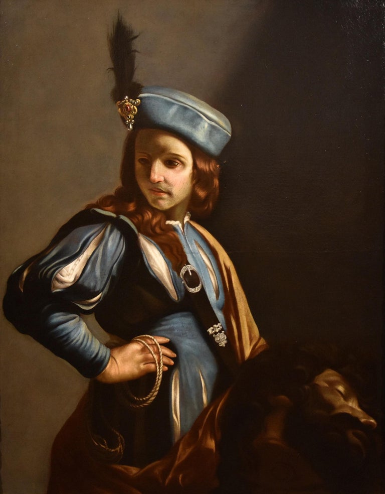 David Goliath Cagnacci Gemälde Öl auf Leinwand Alter Meister 17 ...