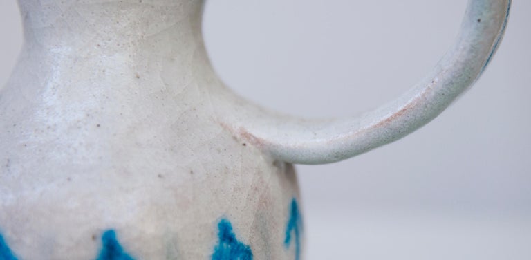 Guido Gambone Stoneware Pitcher Donkey Mark Signature, Italy, 1950s at ...