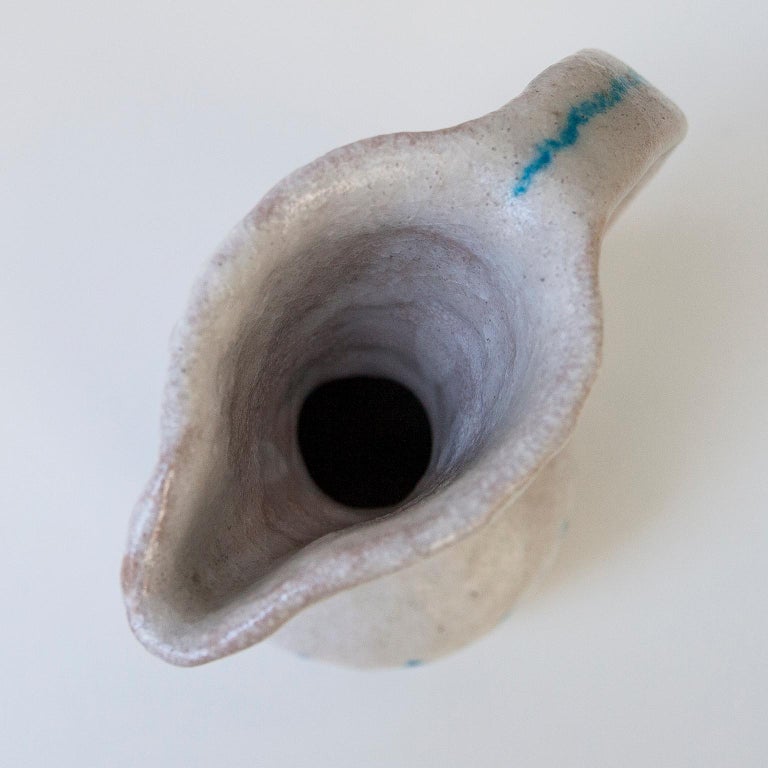 Guido Gambone Stoneware Pitcher Donkey Mark Signature, Italy, 1950s at ...