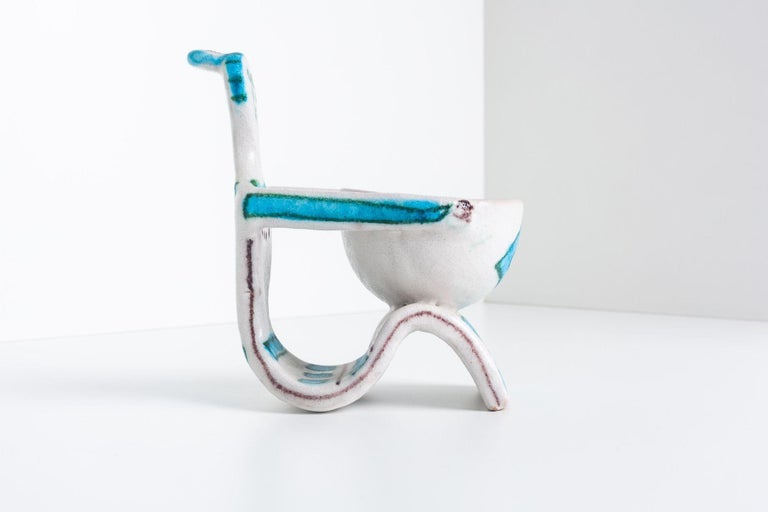 Guido Gamboni Lady Figurine Salt Cellar For Sale at 1stDibs