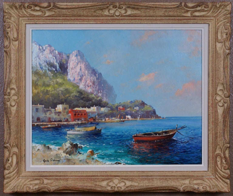 Guido Odierna - {Harbor of Capri} at 1stDibs