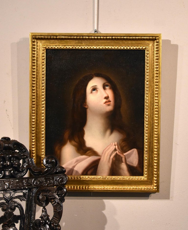 Marie-madeleine French Guido Reni Paint Oil on canvas Old master 18th ...