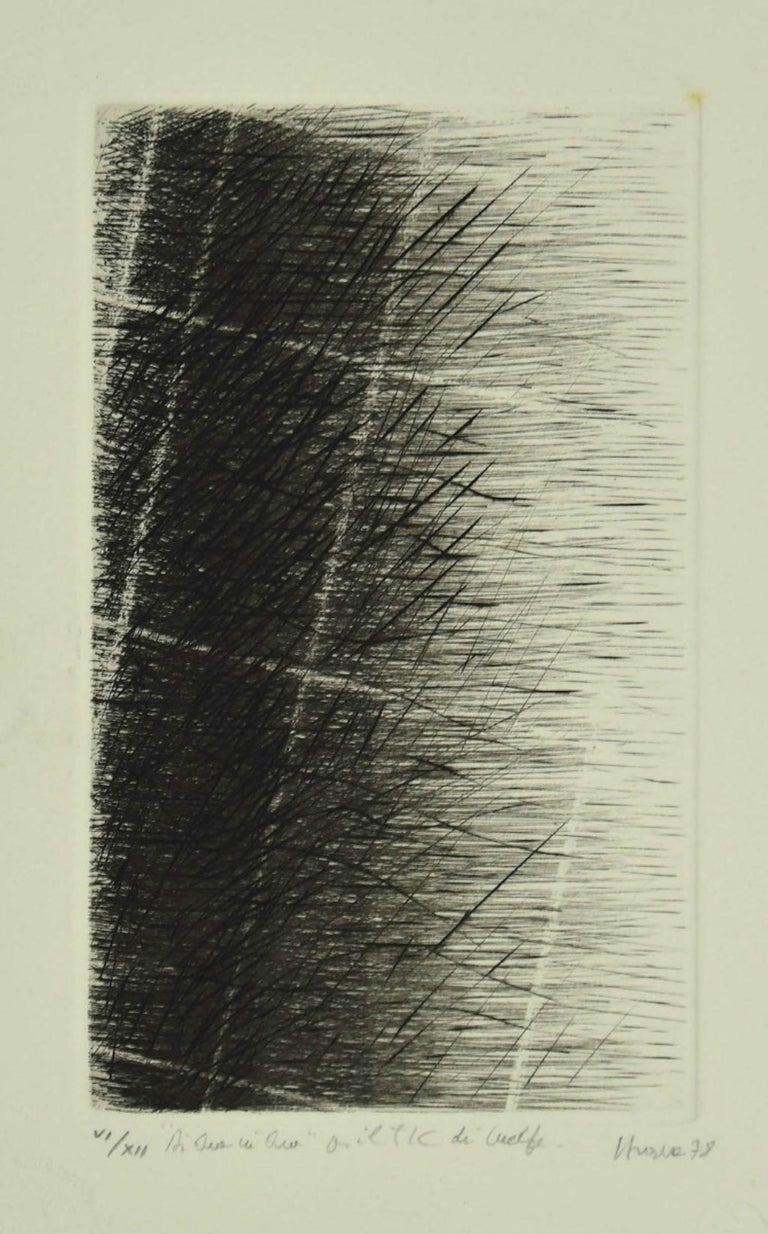 Guido Strazza - Composition - Original Etching by Guido Strazza - 1978 ...