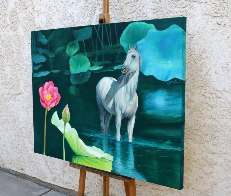 Guigen Zha - Go Astray, Oil Painting For Sale at 1stDibs