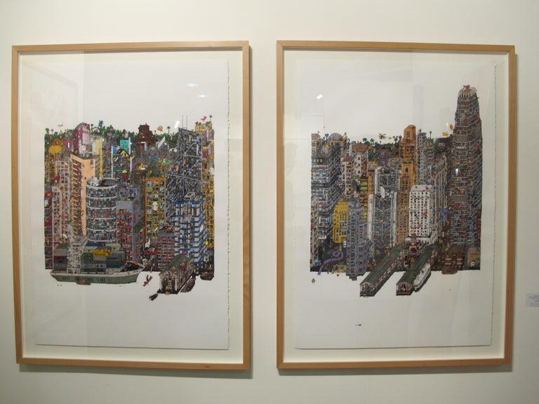 Guillaume Cornet - Elephants in Hong Kong, fantastical illustrated ...