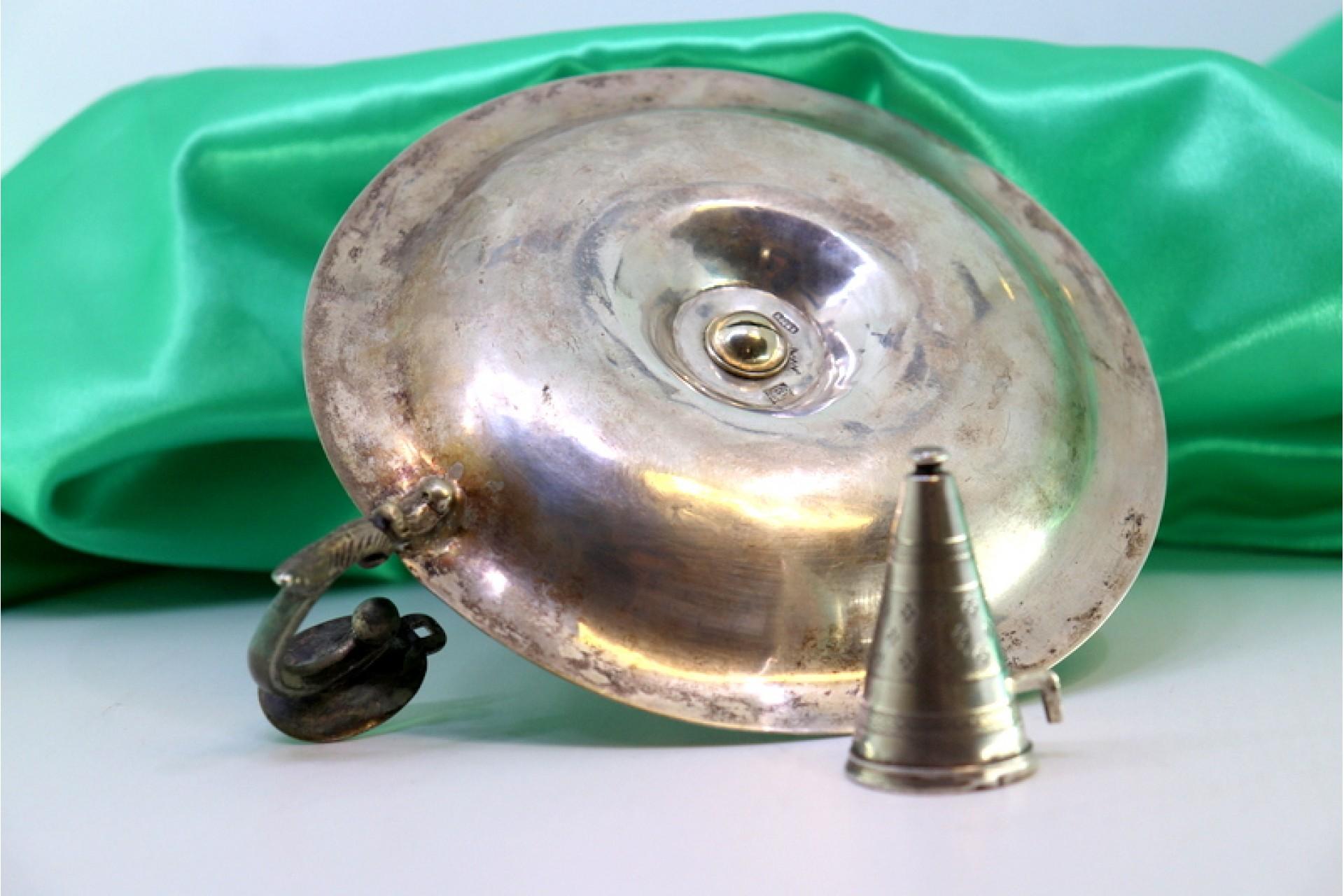 Guilloche silver paddle, surrounding friezes and eraser For Sale at 1stDibs