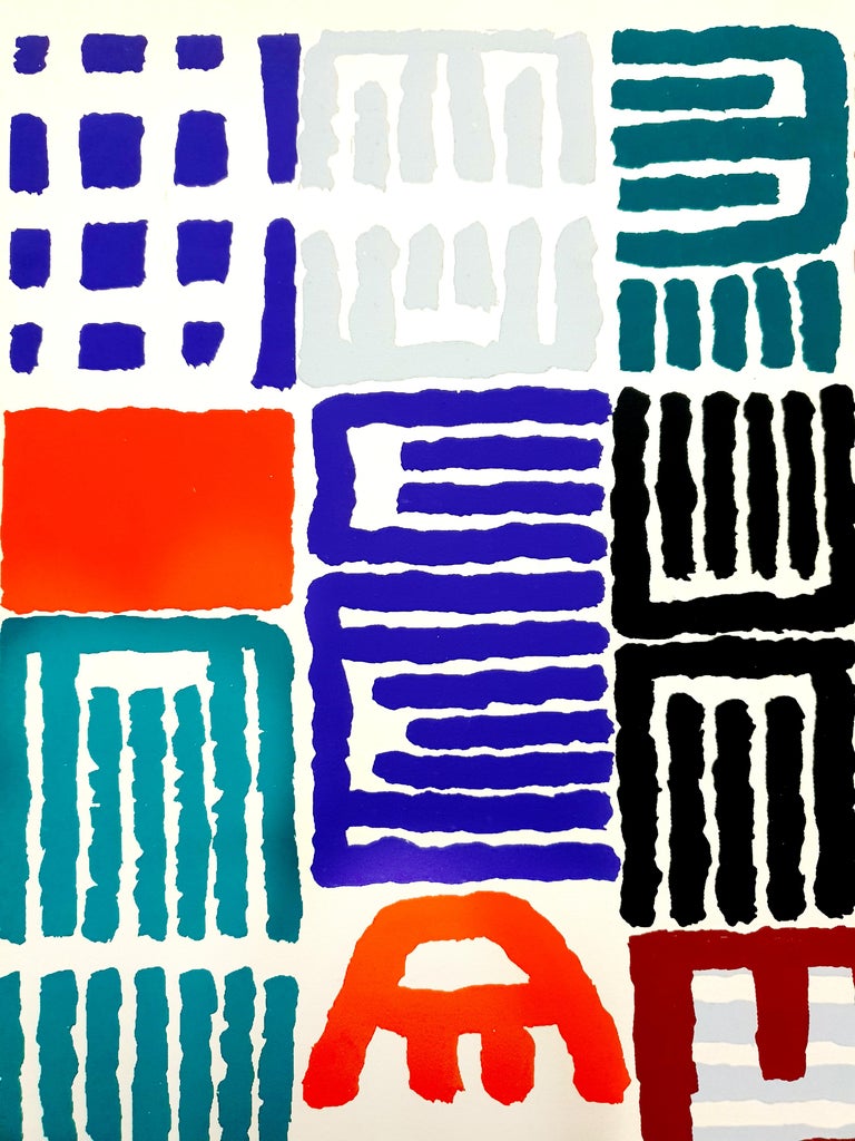 Guiseppe Capogrossi - Giuseppe Capogrossi - Stencil For Sale at 1stDibs