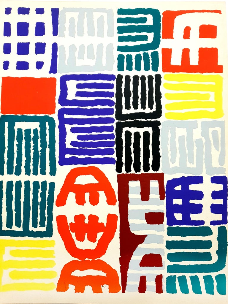 Guiseppe Capogrossi - Giuseppe Capogrossi - Stencil For Sale at 1stDibs