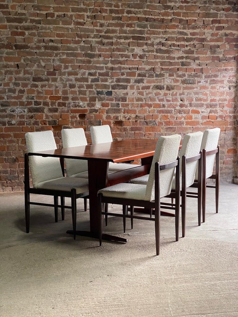 Guiseppe Scapinelli Jacaranda Rosewood Patchwork Dining Table and ...