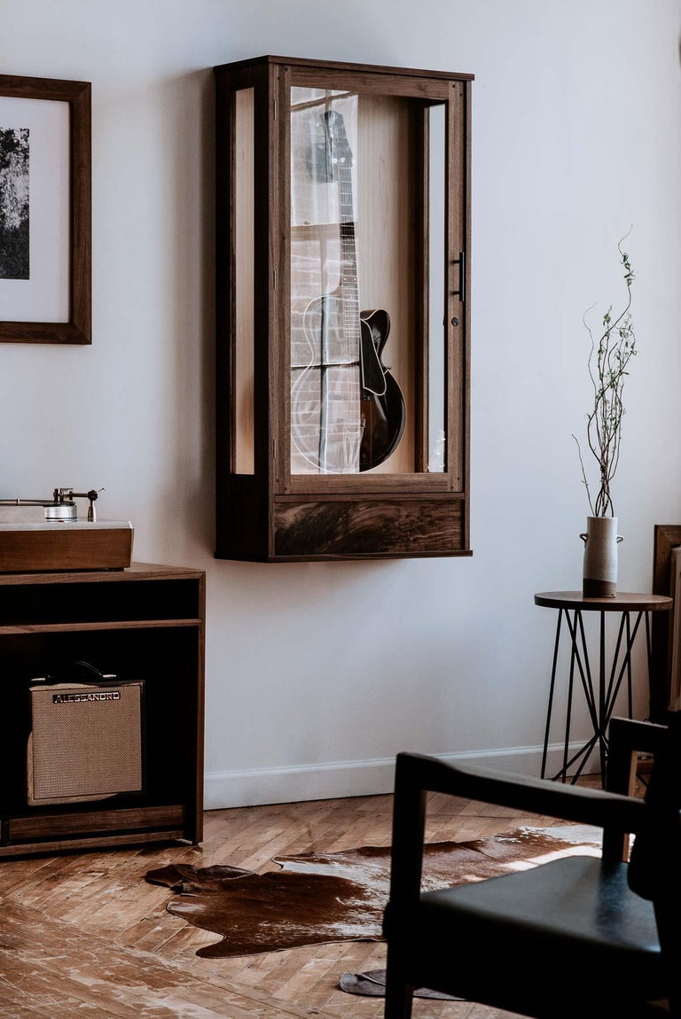 Guitar Humidor, Wall-Mount Display Case, Handcrafted in America - The ...