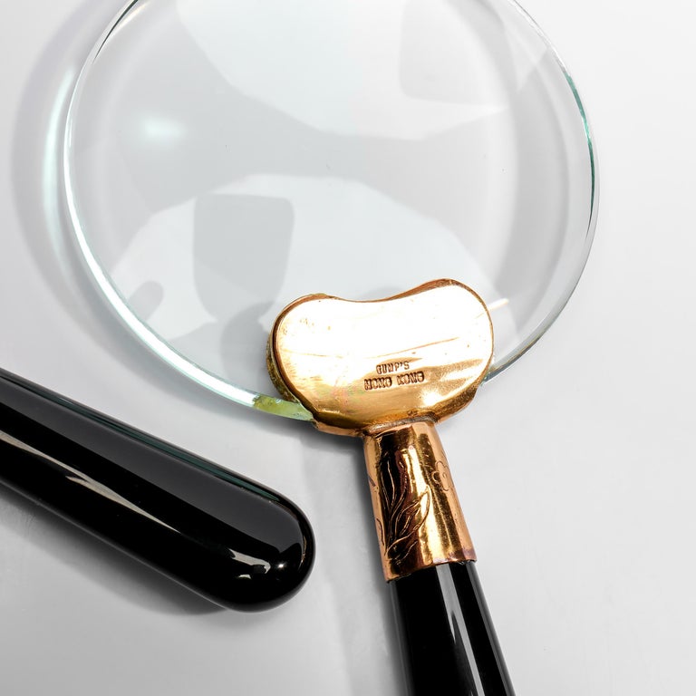 Gump's Jade Magnifying Glass and Letter Opener For Sale at 1stDibs