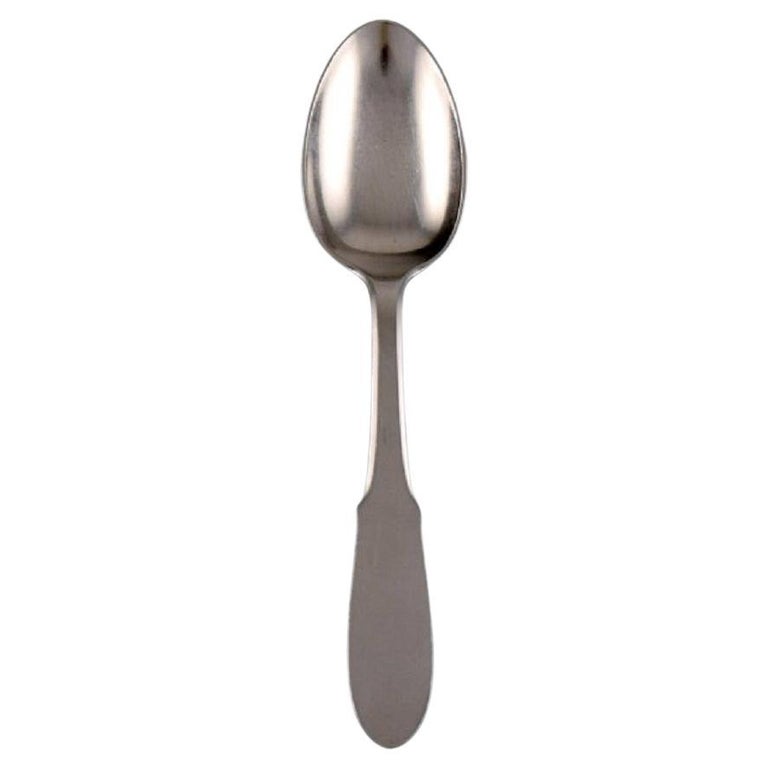 Gundorph Albertus for Georg Jensen, Mitra Dessert Spoon, 12 Spoons ...