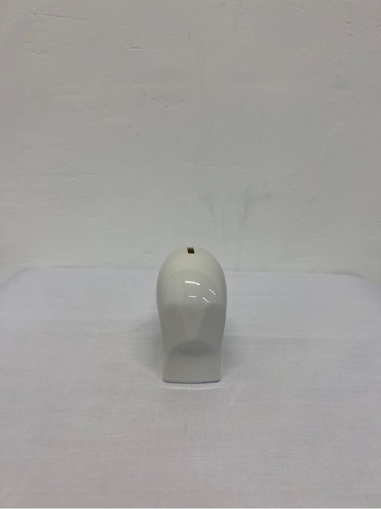 Gunnar Cyren White Porcelain Polar Bear Coin Bank for Dansk For Sale at ...