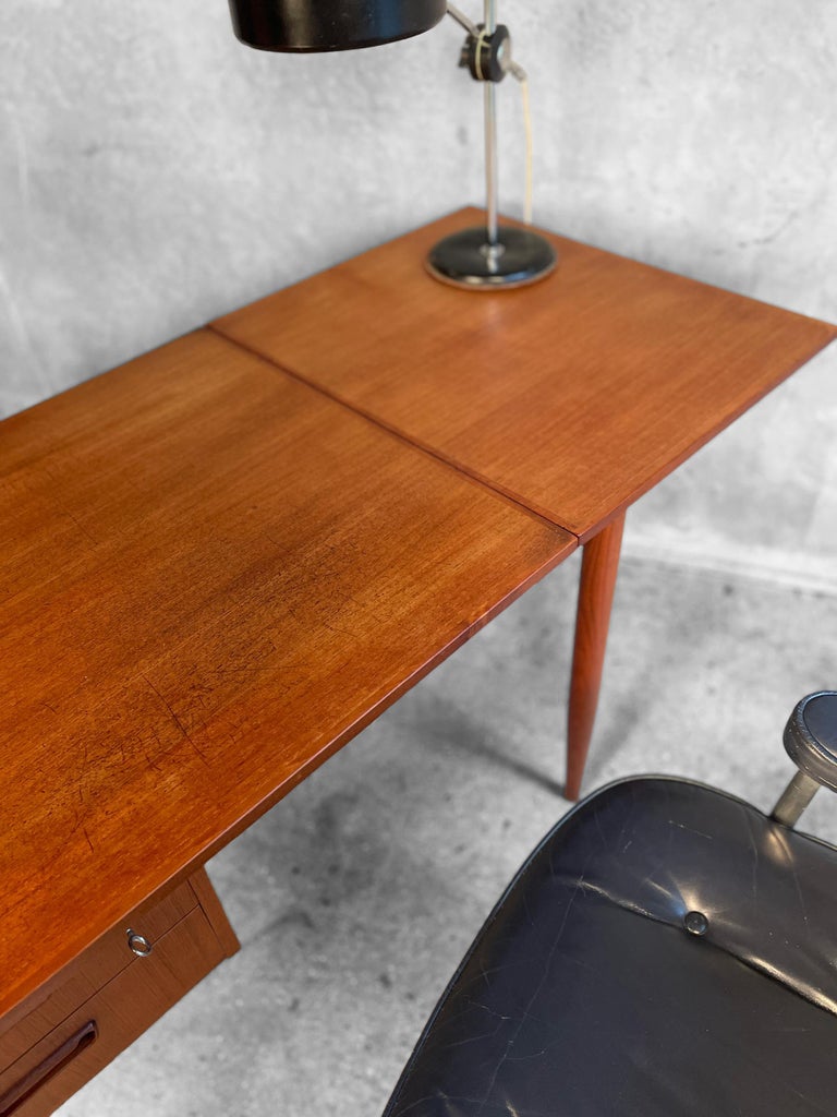 Gunnar Tibergaard Teak Desk at 1stDibs
