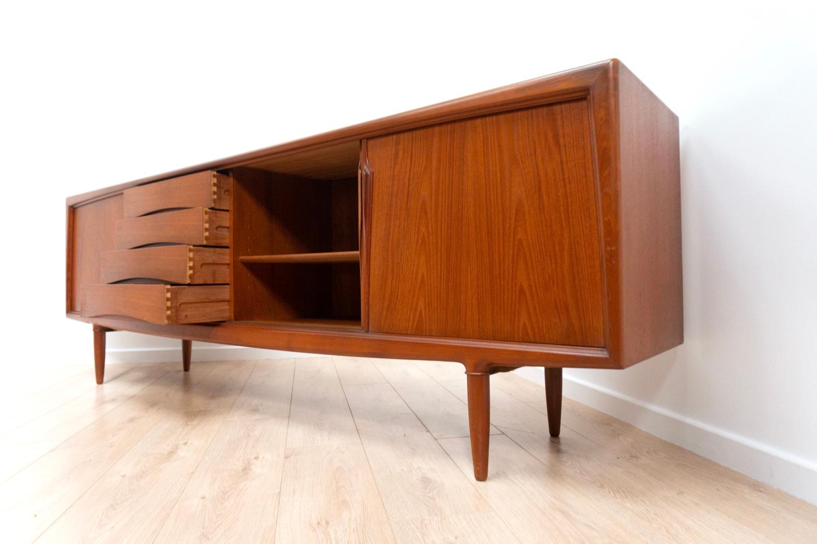Gunni Omann ACO Mobler Danish Teak Sideboard Model 13 Midcentury For ...