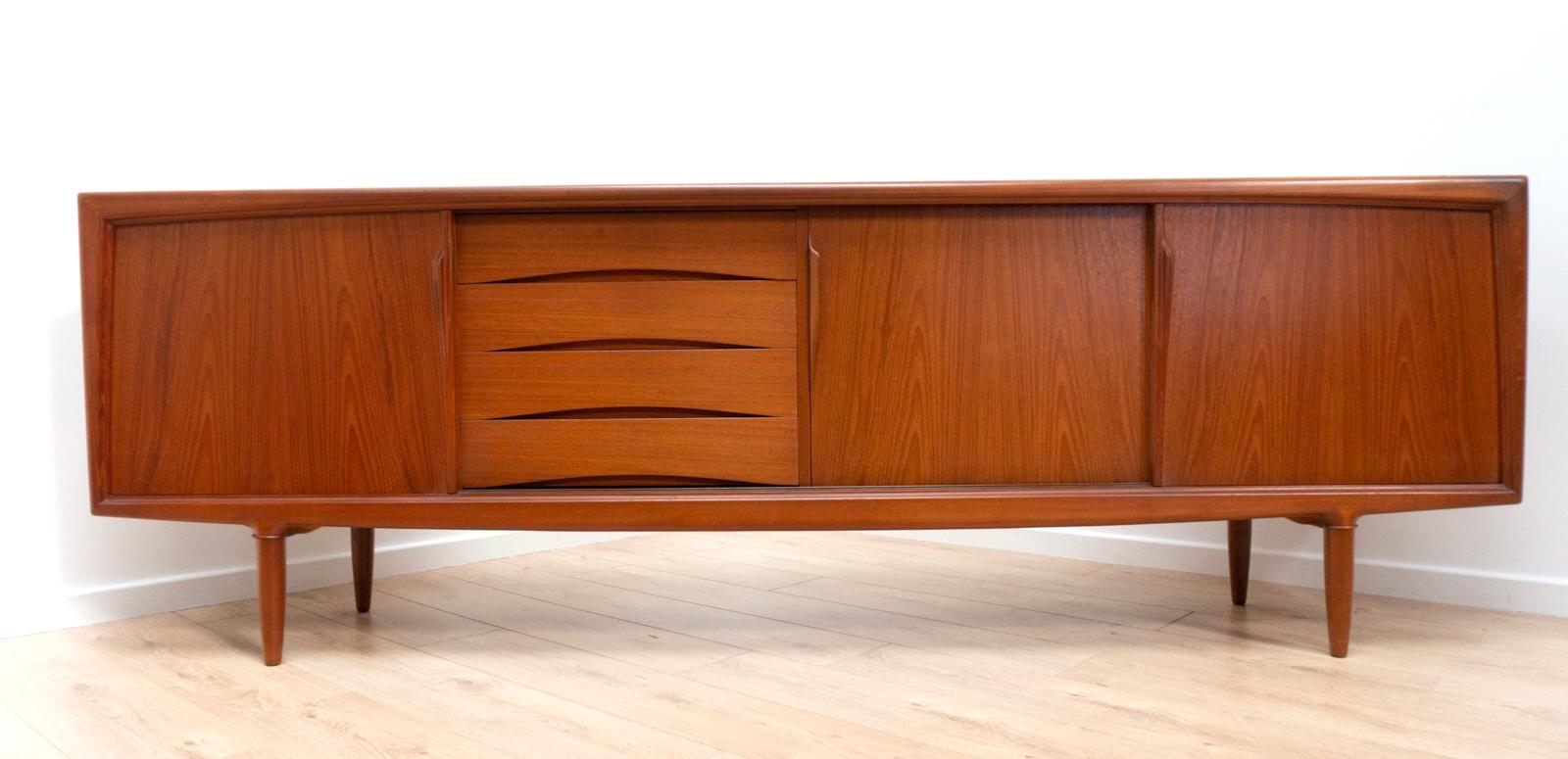 Gunni Omann ACO Mobler Danish Teak Sideboard Model 13 Midcentury For ...